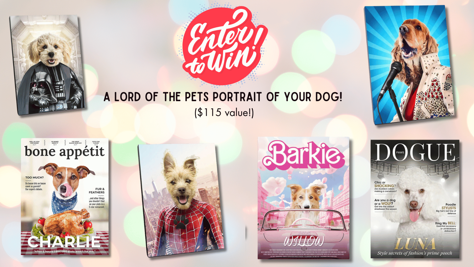 🎉 GIVEAWAY: Lord of the Pets Portrait of Your Dog! - Pets For Children